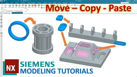 Siemens Nx Modeling Tutorials 34 How To Use Move Object Copy And Paste Face Command Nx 1953