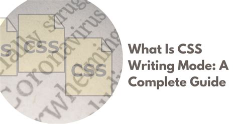 What Is CSS Writing Mode A Complete Guide Makemychance