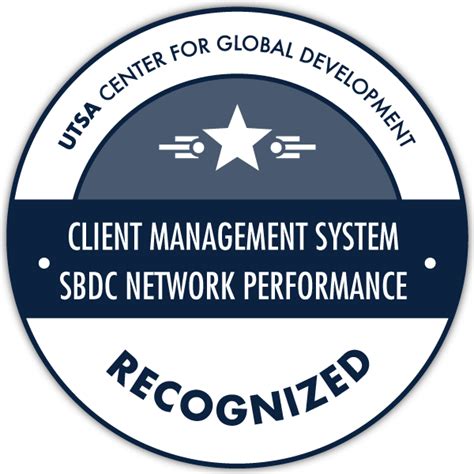 Utsa Center For Global Development Client Management System For Sbdc Network Performance