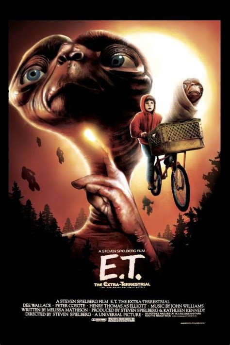 E T The Extra Terrestrial 1982 Laurent110 The Poster Database Tpdb