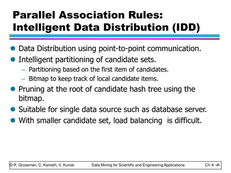 Ppt High Performance Data Mining Chapter 4 Association Rules