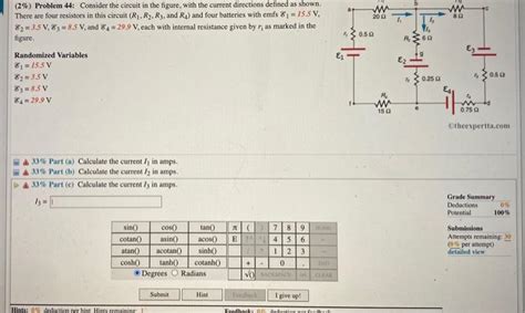 Solved 2 Problem 44 Consider The Circuit In The Figure