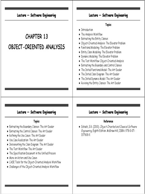 Object Oriented Analysis | PDF | Use Case | Class (Computer Programming)