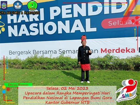 Memperingati Hari Pendidikan Nasional Sma Negeri 1 Maronge 2 Mei 2023 Sma Negeri 1 Maronge