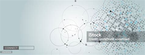 회색 원은 하프 톤 배경에 연결됩니다 배너 템플릿 추상 벡터 일러스트 레이 션 공동체에 대한 스톡 벡터 아트 및 기타 이미지 공동체 구 단일 이미지 Istock