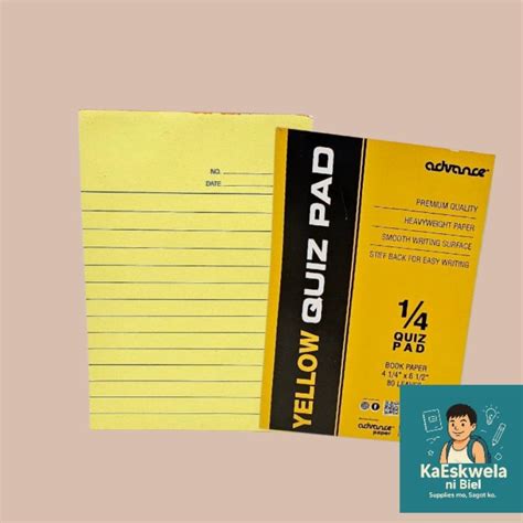 Advance Yellow Pad Long Pad 14 Page Crosswise Lengthwiss Set Of