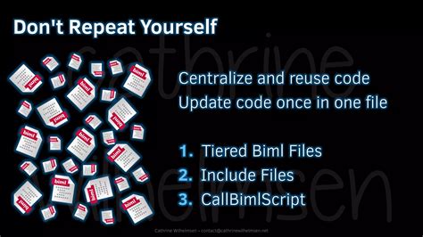 Level Up Your Biml Best Practices And Coding Techniques Sqlbits 2018