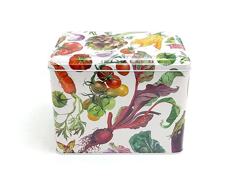 Garden Emma Bridgewater Vegetable Garden Design Extra Large Caddy Tin
