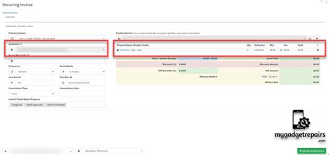 How Do I Create A Recurring Invoice MGR Knowledge Base