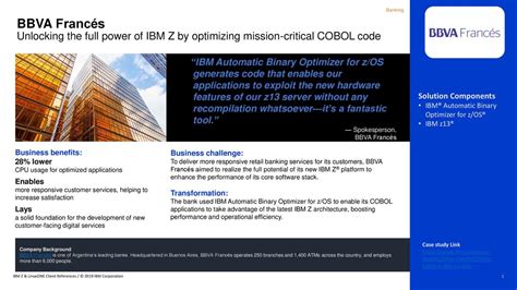 Bbva Francés Unlocking The Full Power Of Ibm Z By Optimizing Mission