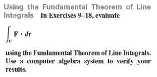 Solved Using The Fundamental Theorem Of Line Integrals In Chegg