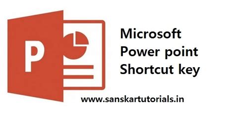 Microsoft Power Point Shortcut Key