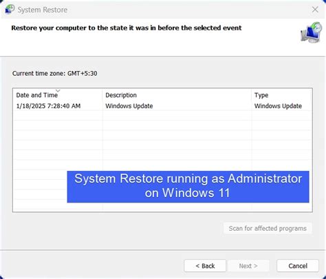How To Run System Restore As Administrator On Windows 11 5 Effective Ways