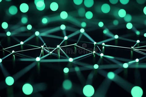 A Sleek Digital Technology Background With Metallic Patterns And Glowing Green Lights Inspired