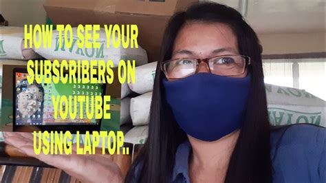 How To See Your Subscribers On Youtube Using Laptoptagalog Tutorial