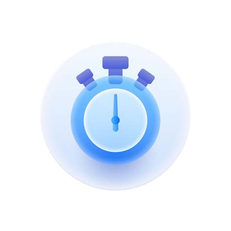 Premium Vector Clock For Sports Stopwatch Glassmorphism
