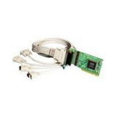 Brainboxes 4 Port RS 232 Universal Low Profile Multiport Serial Adapter Universal PCI 4 X DB