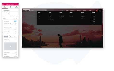 theme header intro javo theme