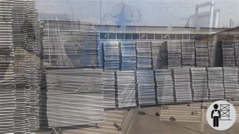 Heres A Step By Step Guide To Assembling An H Frame Scaffold Set 1 Prepare Components Lay