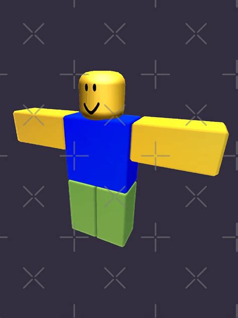 Roblox Noob T Pose Lightweight Sweatshirt By LevonSan Redbubble