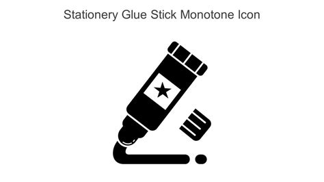 Stationery Glue Stick Monotone Icon In Powerpoint Pptx Png And Editable Eps Format PPT Sample
