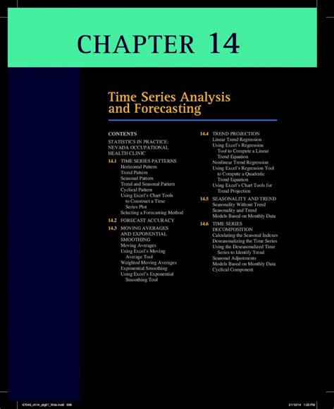 Pdf Time Series Patterns Dokumentips