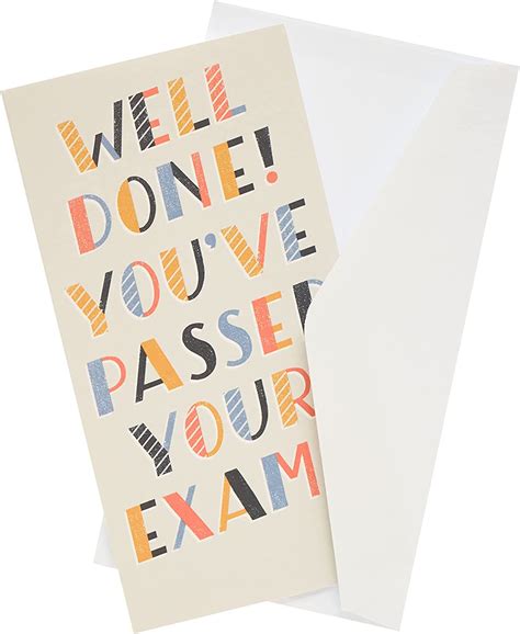 Well Done Passed Exams Congratulations Card Shop Inc