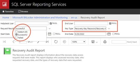 Query Mbam To Display The Bitlocker Recovery Report Techdirectarchive