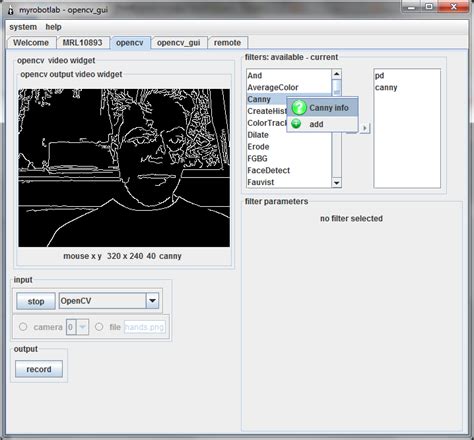 OpenCV Update MyRobotLab