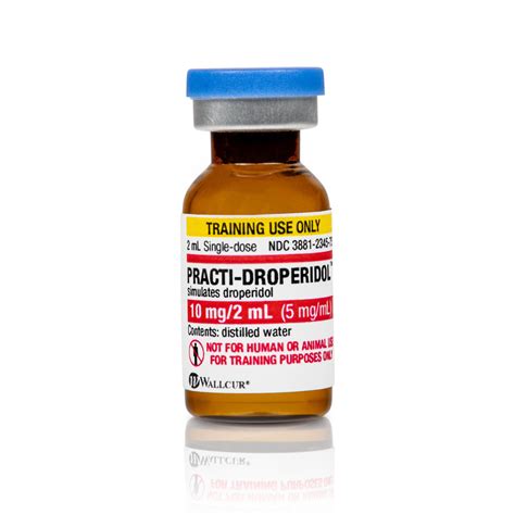 Anatomy Lab Practi Droperidol 10 Mg 2 Ml 2 Ml Vial Simulated