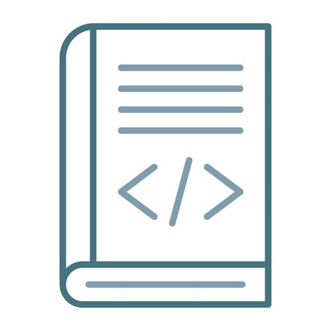 Premium Vector Coding Book Flat Illustration