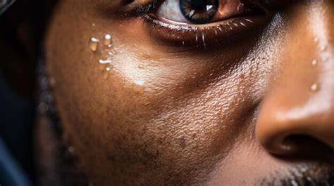 Premium Photo A Passionate Closeup Focused On A Musician S Emotive Eyes As They Engross