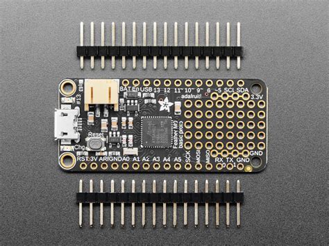 adafruit feather m0 basic proto atsamd21 cortex m0 id 2772