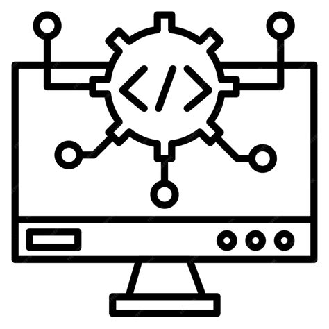 Premium Vector Algorithm Vector Illustration Style