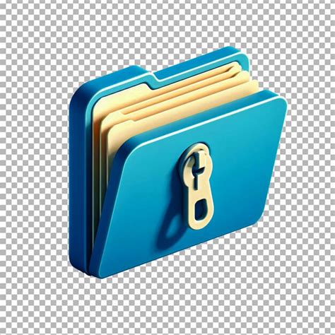 Premium Psd Zip Folder Icon Compressed Directory Archive Files