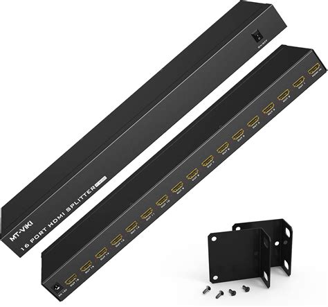 Mt Viki 4k Hdmi Splitter 1 In 16 Out 16 Ports Powered Hdmi Splitter 1x16 Support 3d