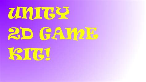 unity 2d game kit tutorial youtube