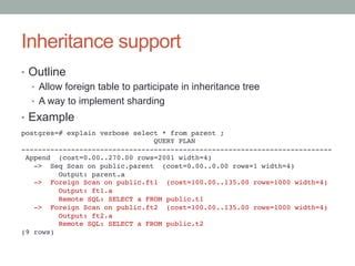 Foreign Data Wrapper Enhancements PPT