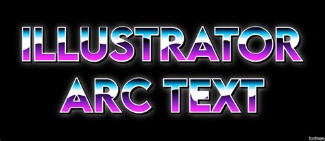 Illustrator Arc Text Text Effect And Logo Design Font