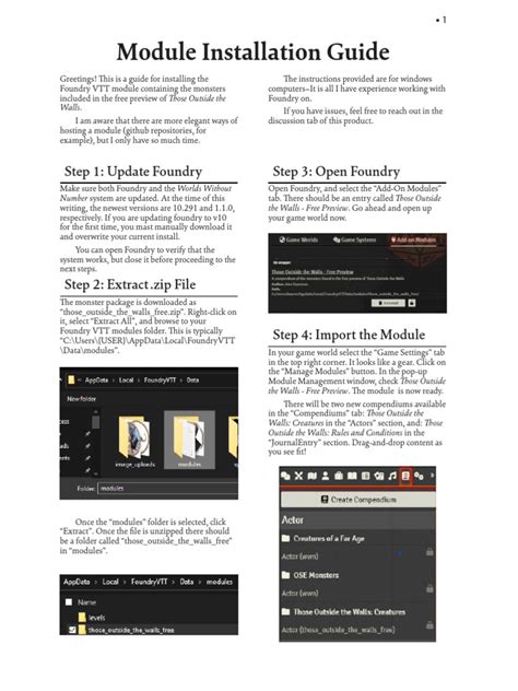 Moduleinstallationguide Pdf Zip File Format Computer File