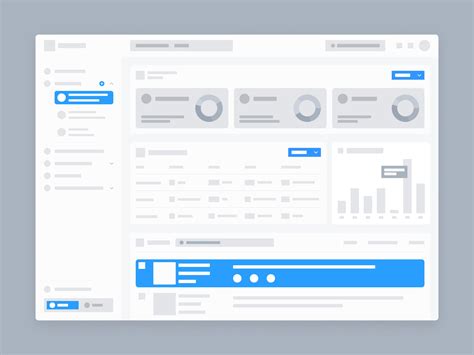 Dashboard Wireframe Design