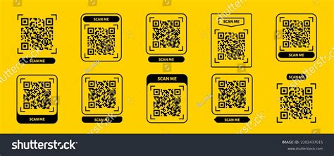 Scan Me Qr Code Design Qr Stock Vector Royalty Free Shutterstock
