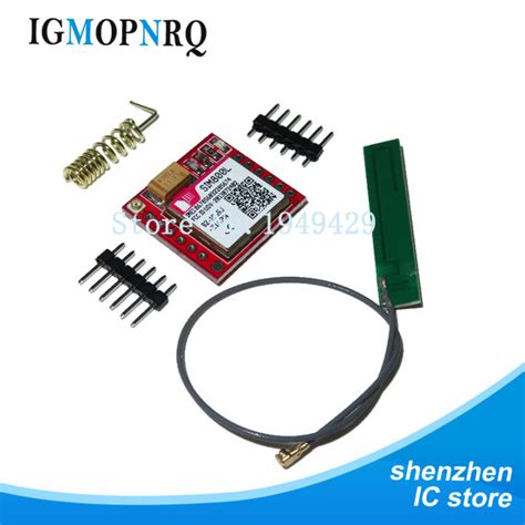 Sim800l Gprs Gsm Module Micro Sim Card Core Quad Band Ttl Serial Port