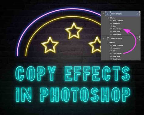 How To Copy Effects From One Layer To Another In Photoshop