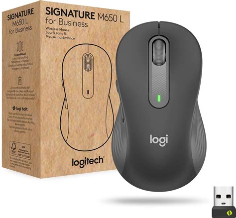Logitech Signature M650 L For Business Wireless Mouse For