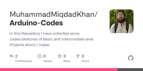 Github Muhammadmiqdadkhanarduino Codes In This Repository I Have Collected Some Codes