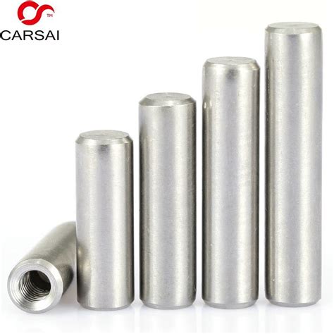 304 Stainless Steel M6 Female Inner Hollow Thread 10mm X 70mm
