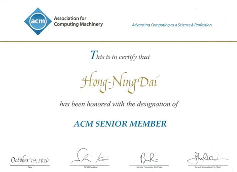 Henry Hong Ning Dais Webpage