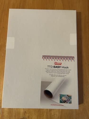 Siser Ttd Easy Mask 8 4x11 Sheet Transfer Application Tape Pack 50