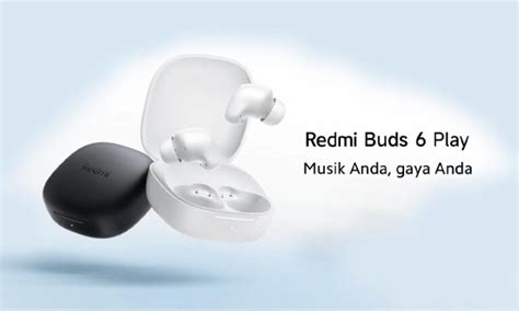 Xiaomi Redmi Buds Play Tws Ribuan Tahan Jam Mi Gadget Malang